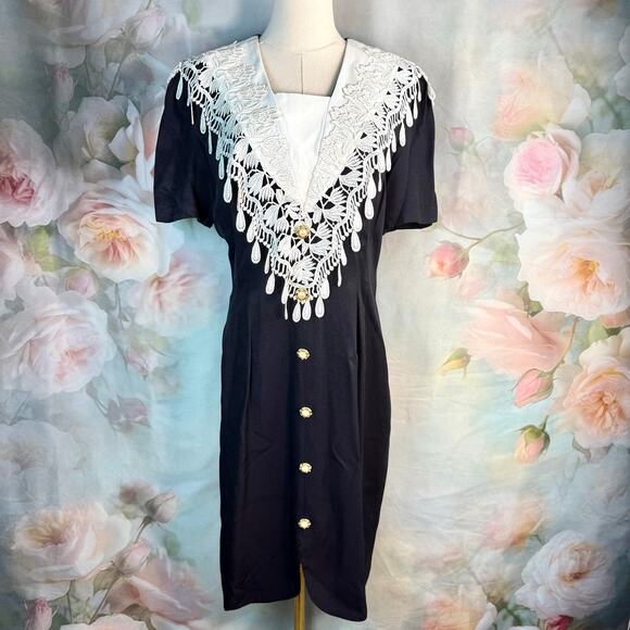 Jeffrey & Dara | Dresses | Vintage Jeffrey Dara By Linda Hutley Black ...